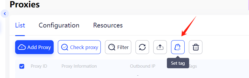 Proxy tag & Random proxies-Help Center - AdsPower