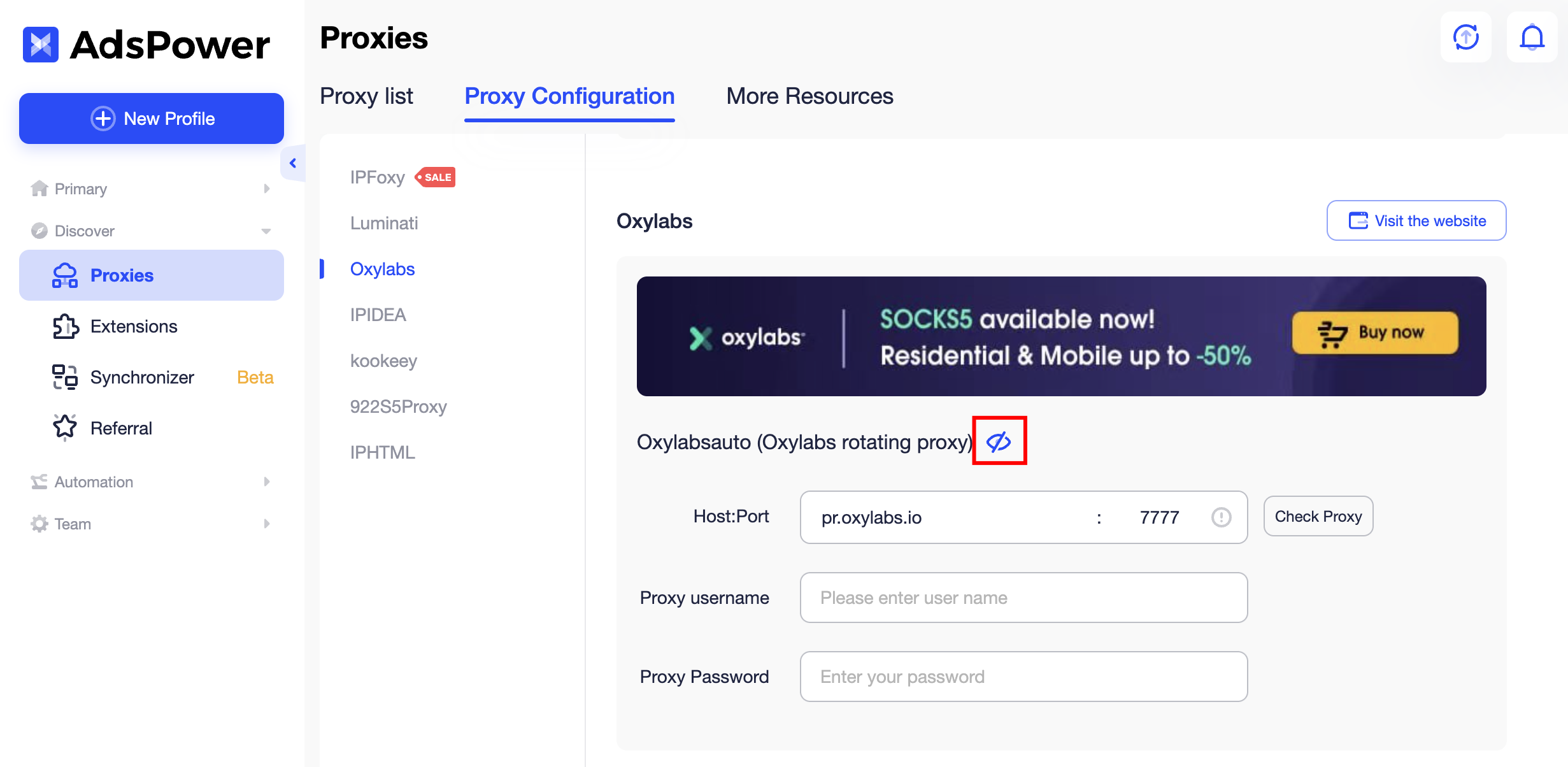 Oxylabs-Help Center - AdsPower