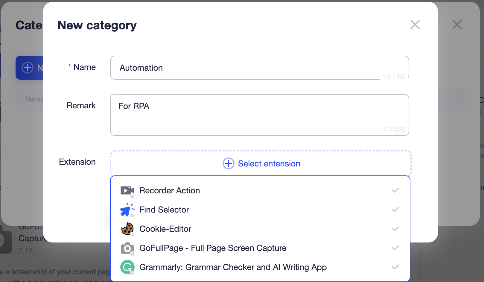 Extension Category-Help Center - AdsPower