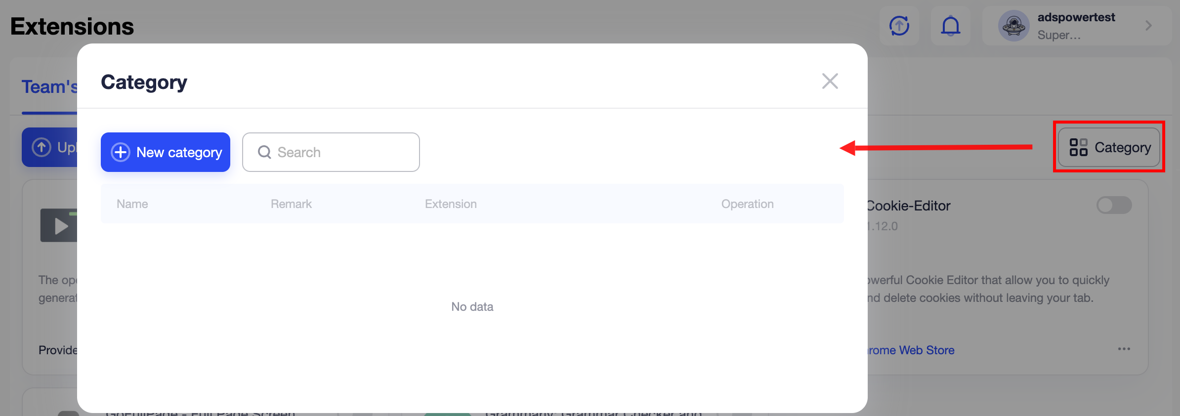 Extension Category-Help Center - AdsPower