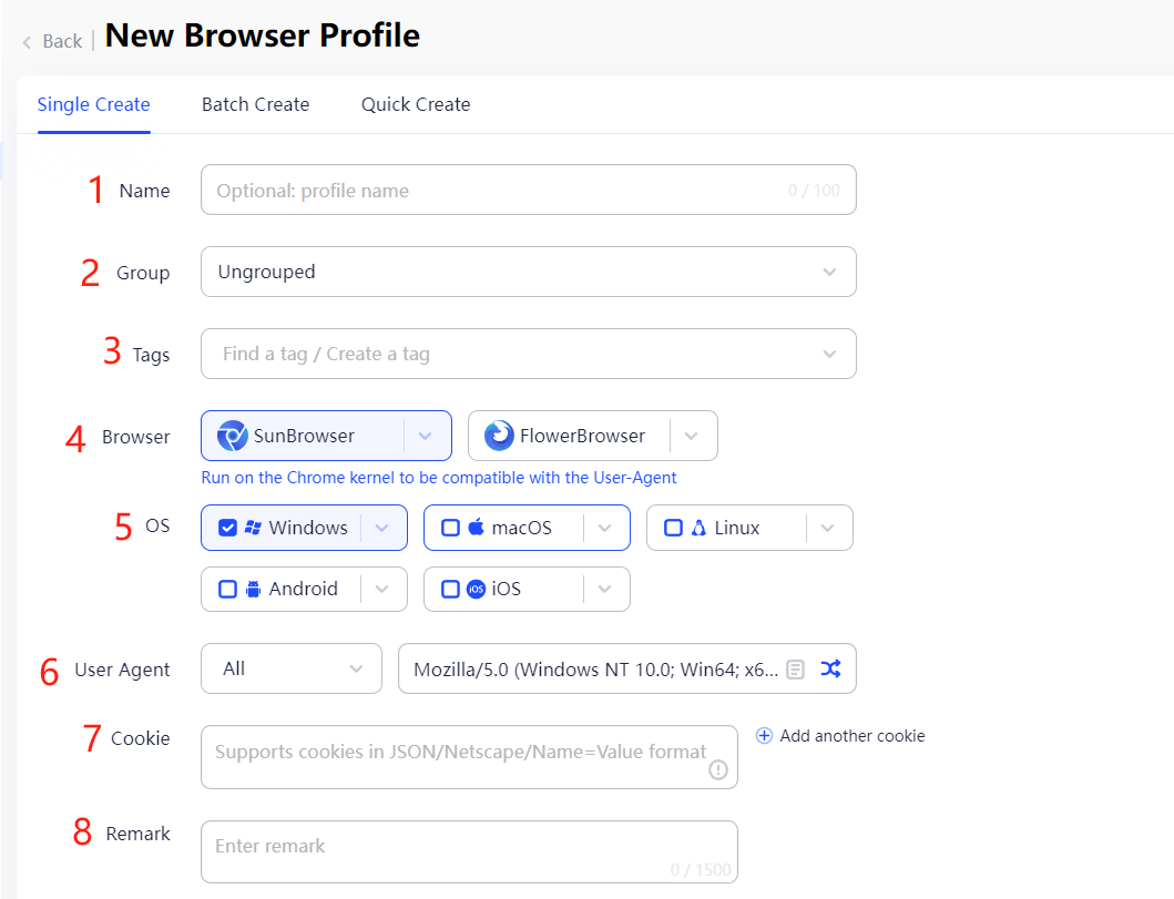 Creating Browser Profiles-Help Center - AdsPower