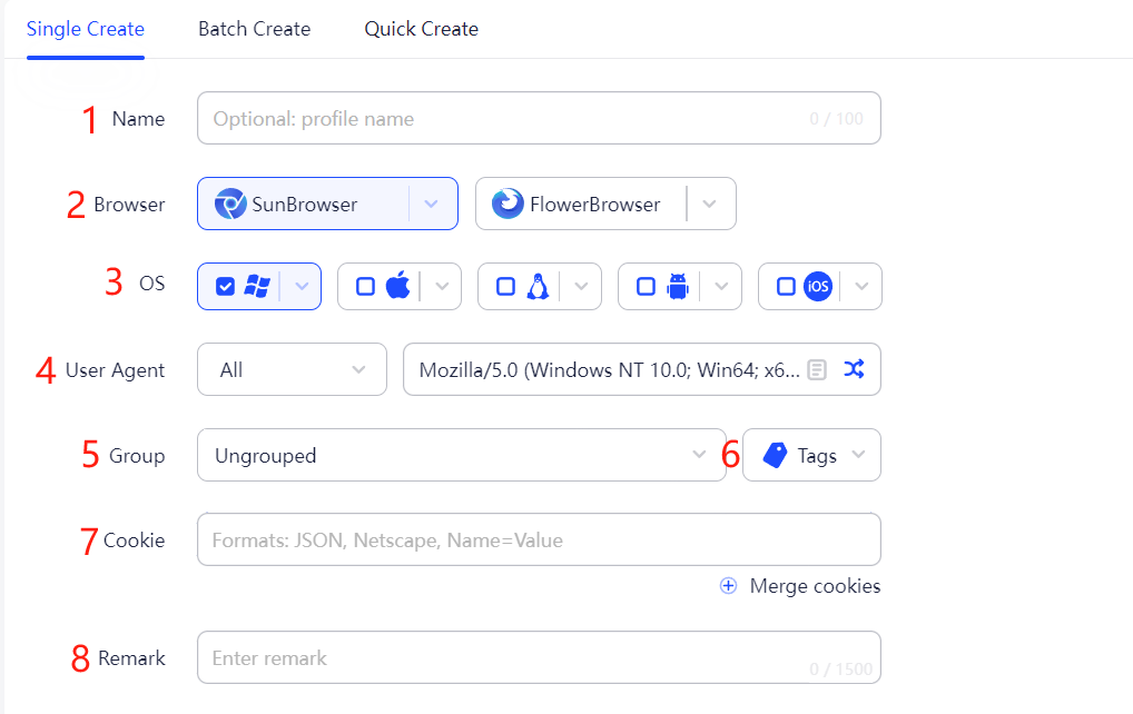 Creating Browser Profiles-Help Center - AdsPower