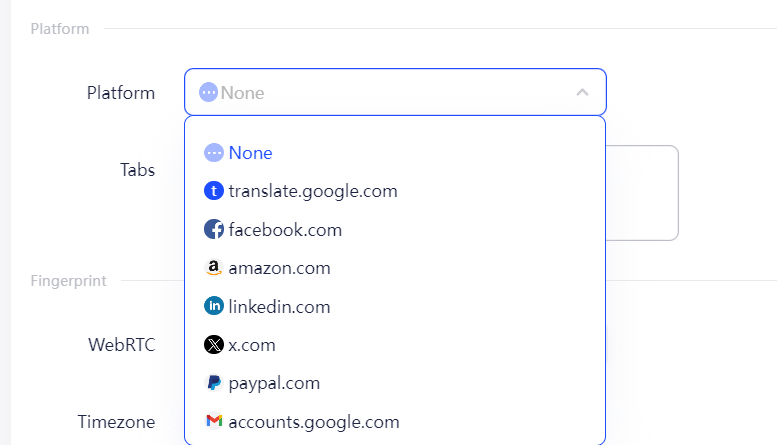 Create a profile-Help Center - AdsPower