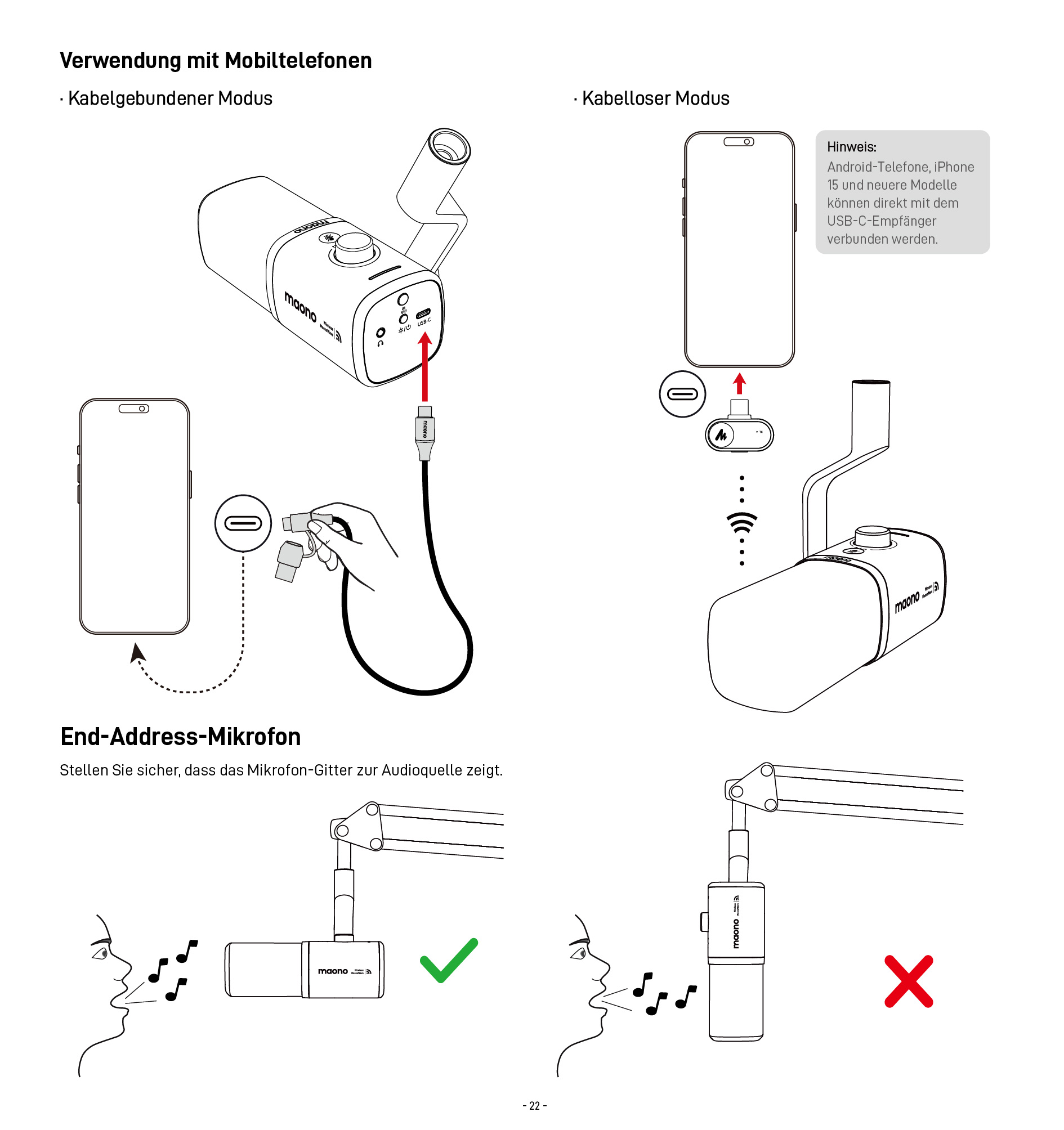 PD100W User Manual ( English & More Languages )-Maono Help Center