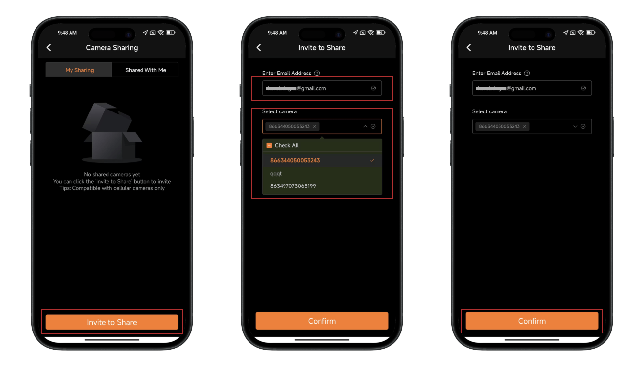 Camera Sharing Feature Guide-GardePro Help Center