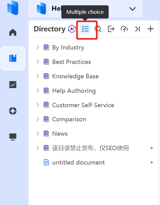 How To Move Delete And Modify Columnarticle Status In Batches Helplook Help Center