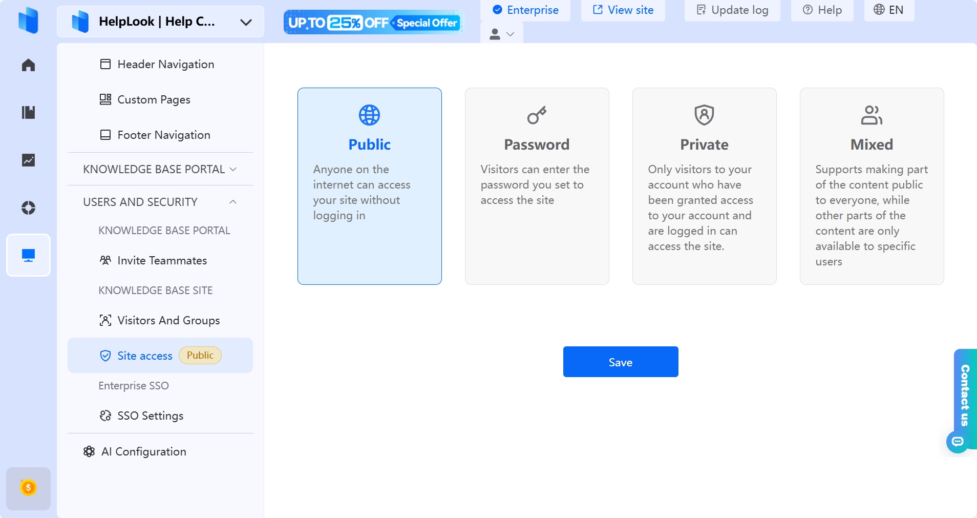 How to change access permission？