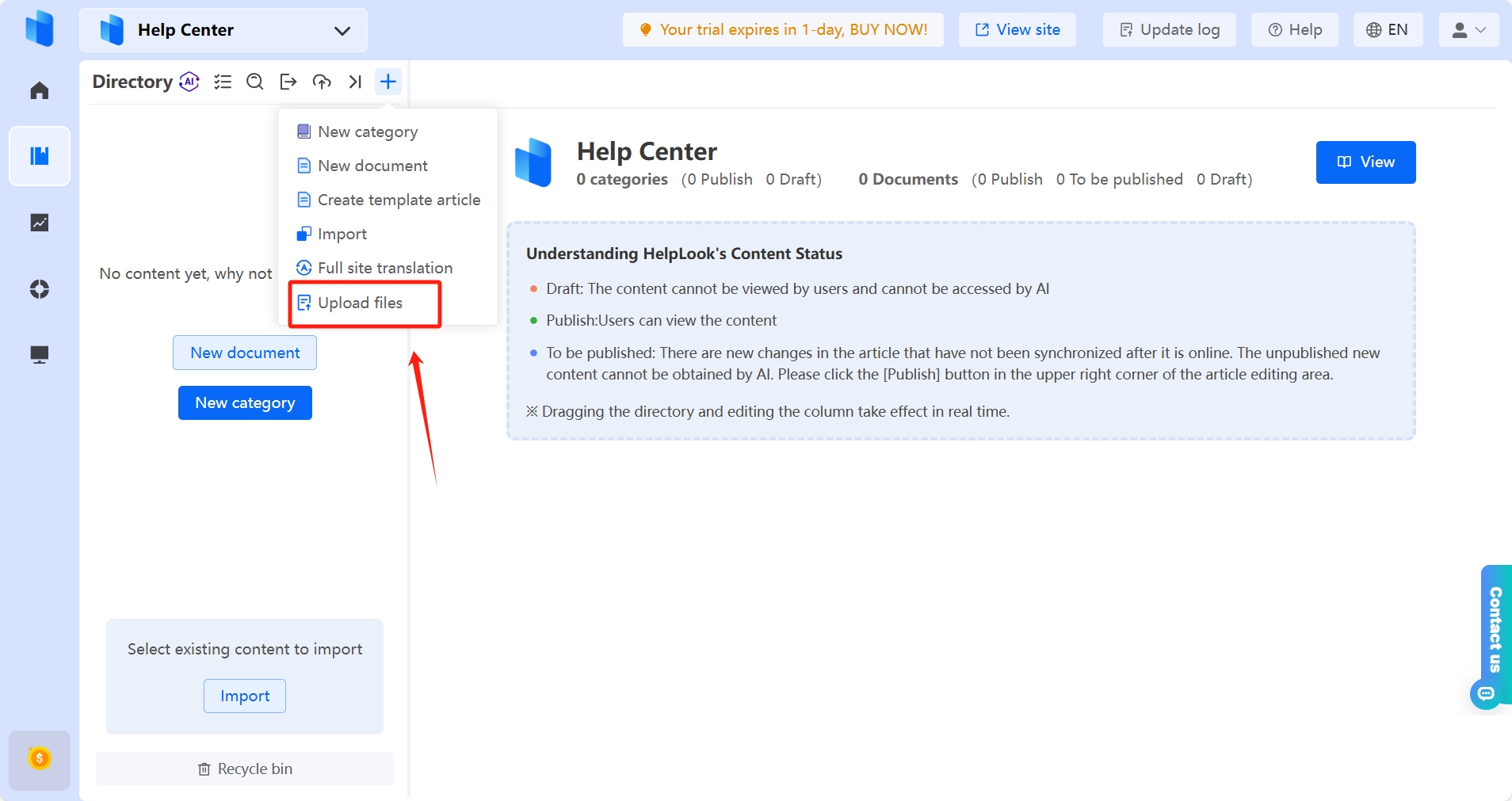 How do I upload PDF or Excel files? How do I upload local files?-HelpLook | Help Center