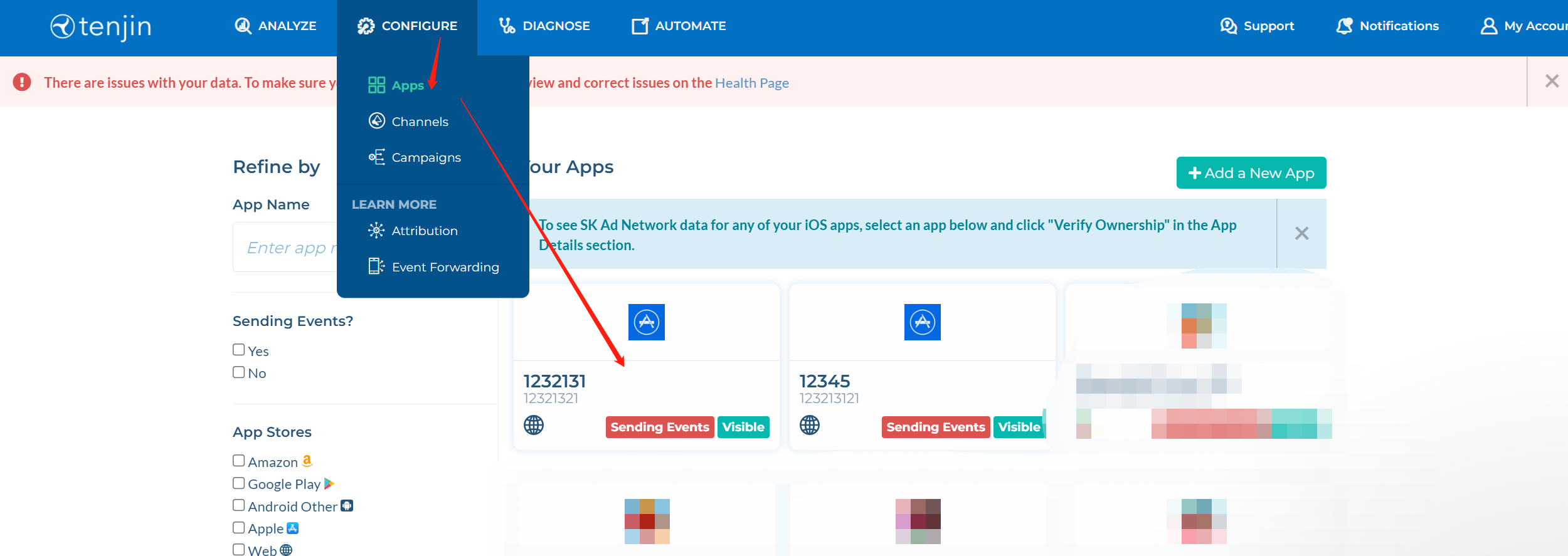 Tenjin tracking guide for Mintegral AppsGrowth campaigns