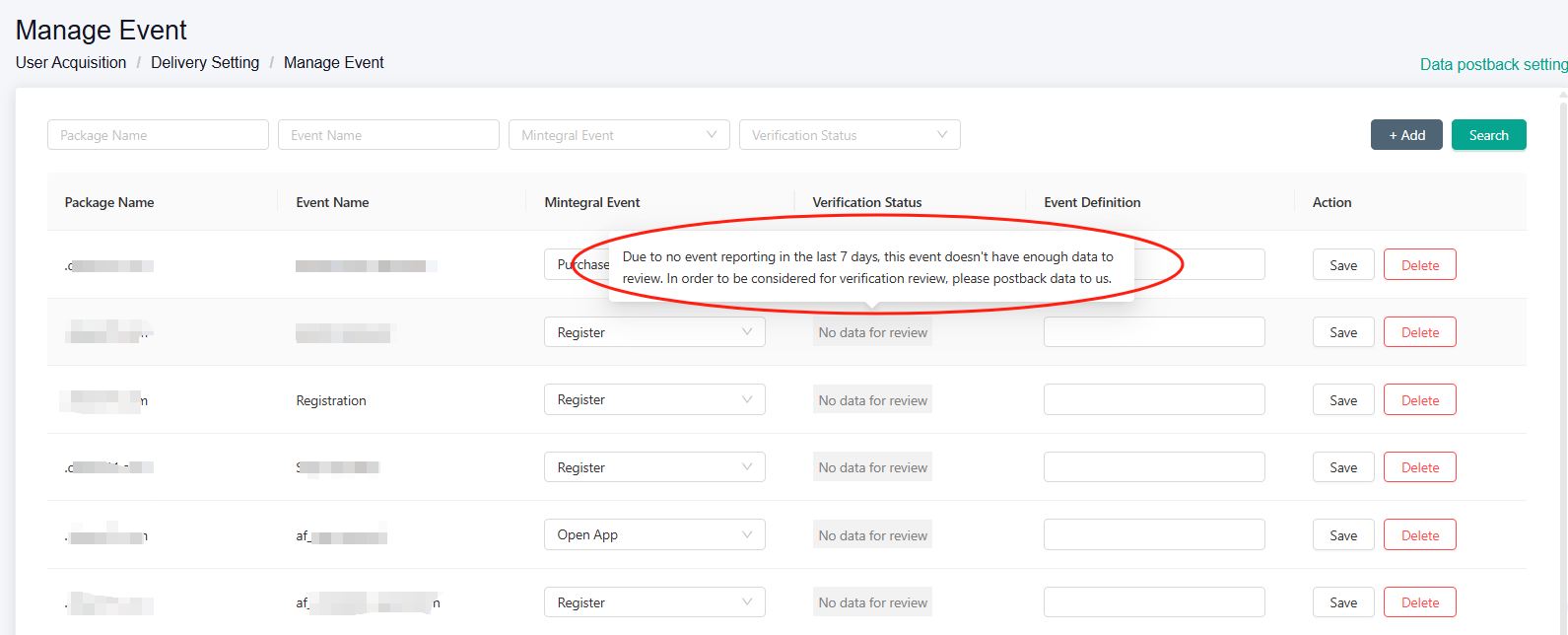Event Mapping Review Process Overview