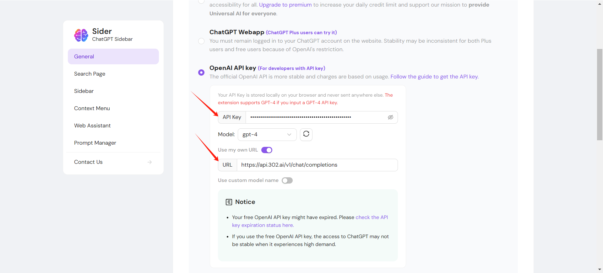 Integrate into Browser plugins—Sider-302.AI| Help Center