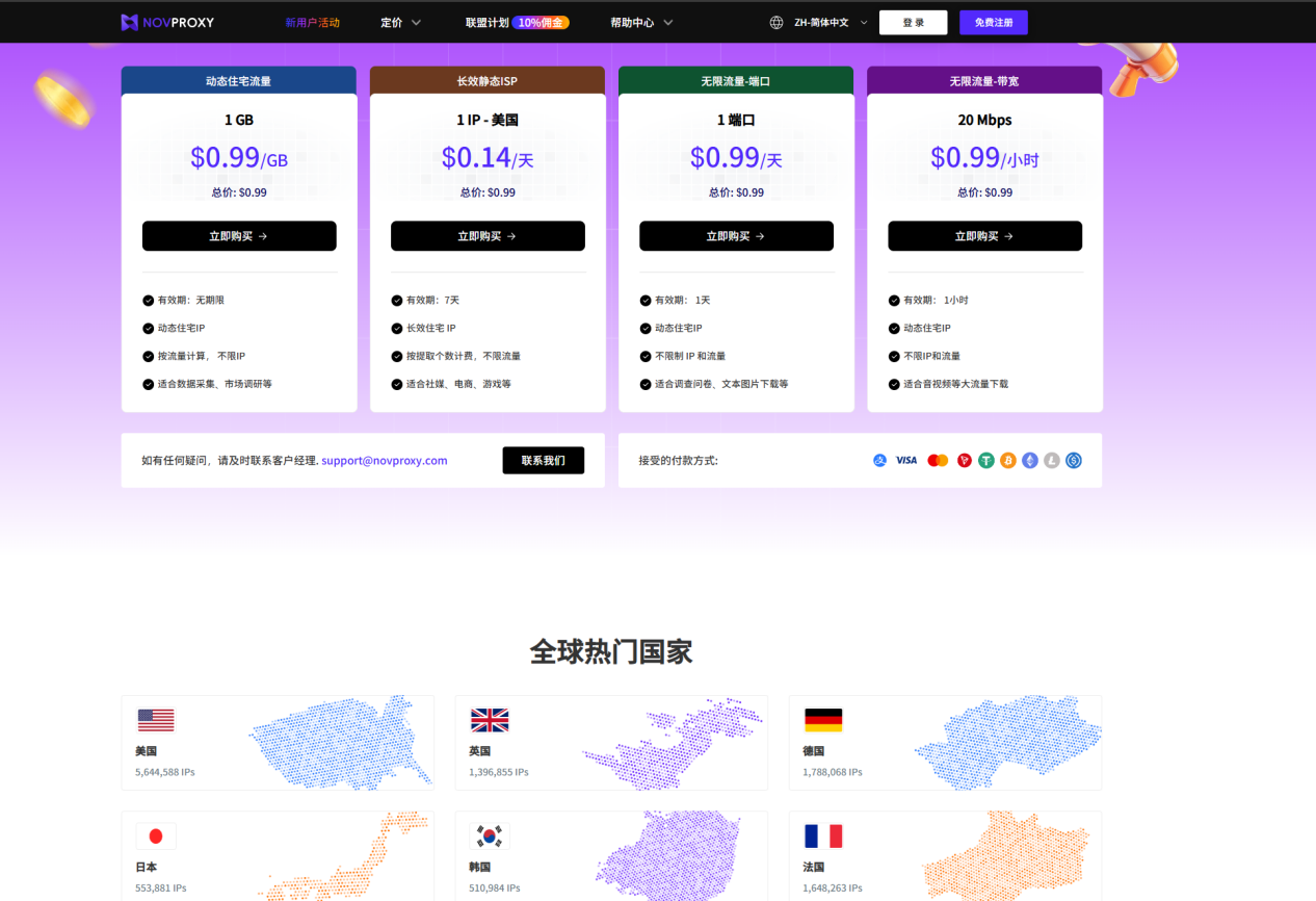 Novproxy 代理技术解析-vmcardio.com资讯中心 - 专业Visa虚拟卡海外支付解决方案