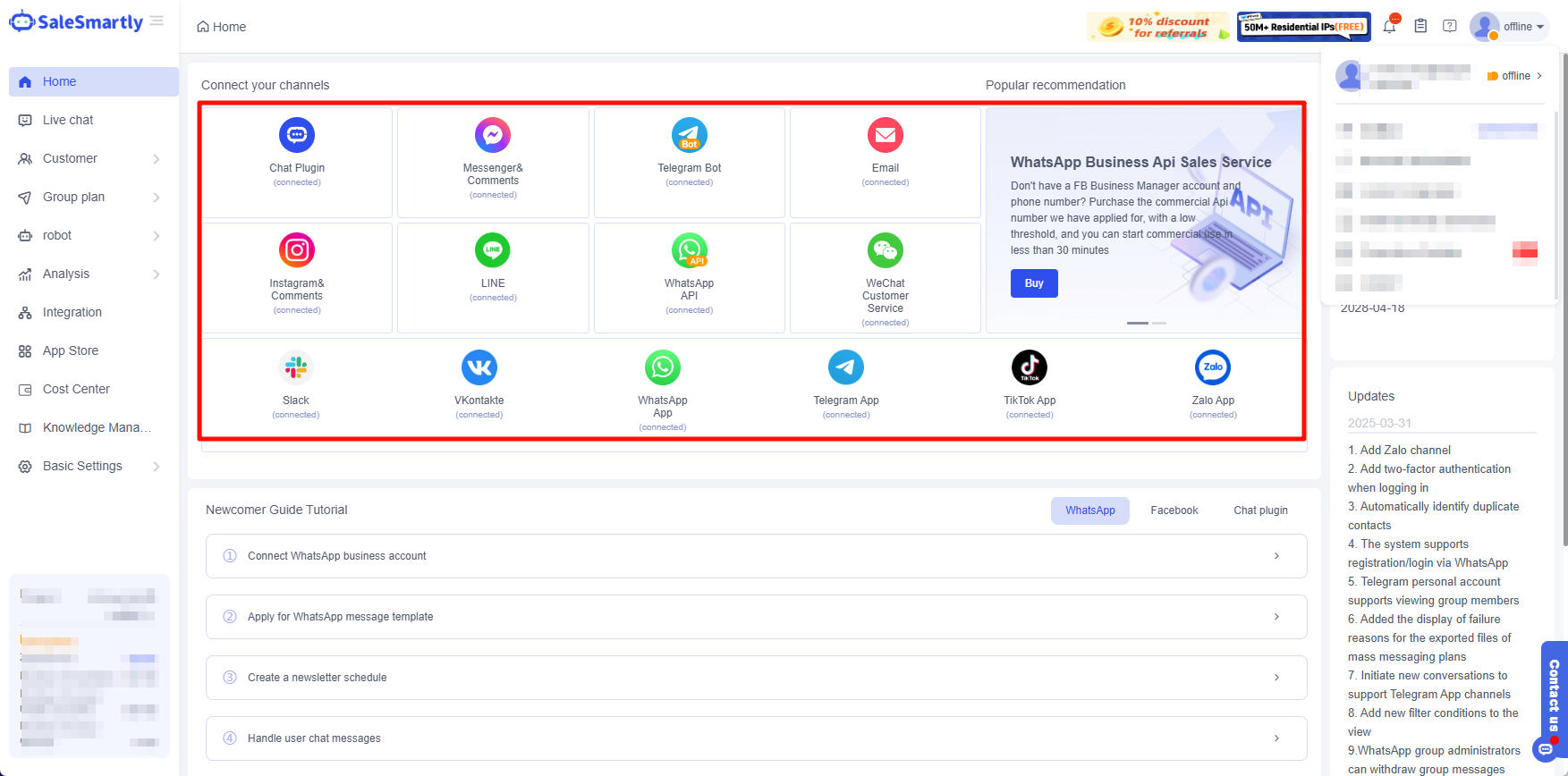 How to Register and Log In?-SaleSmartly-Help Center-SaleSmartly User Guide