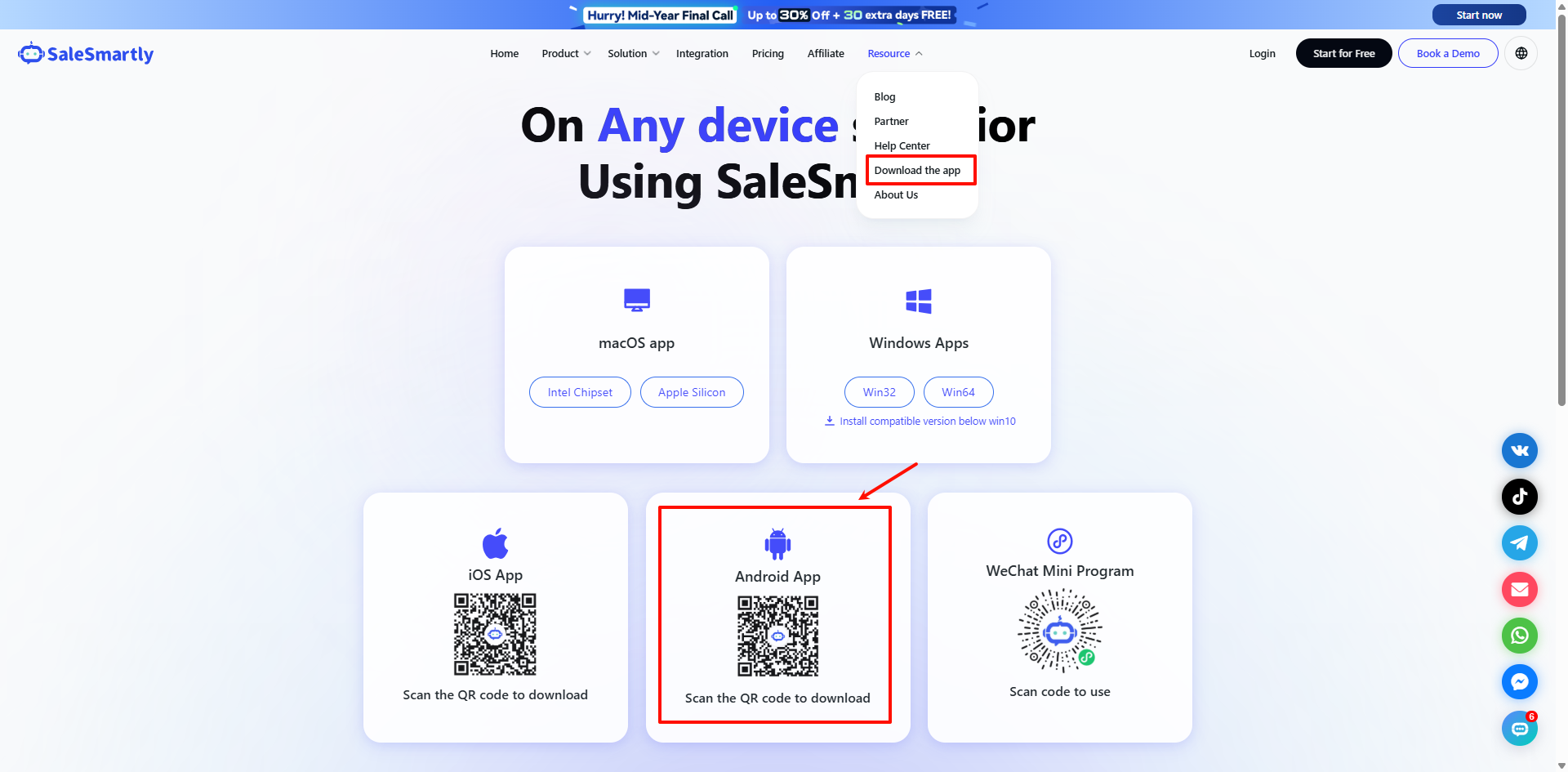SaleSmartly Mobile App Download Guide for Android & iOS