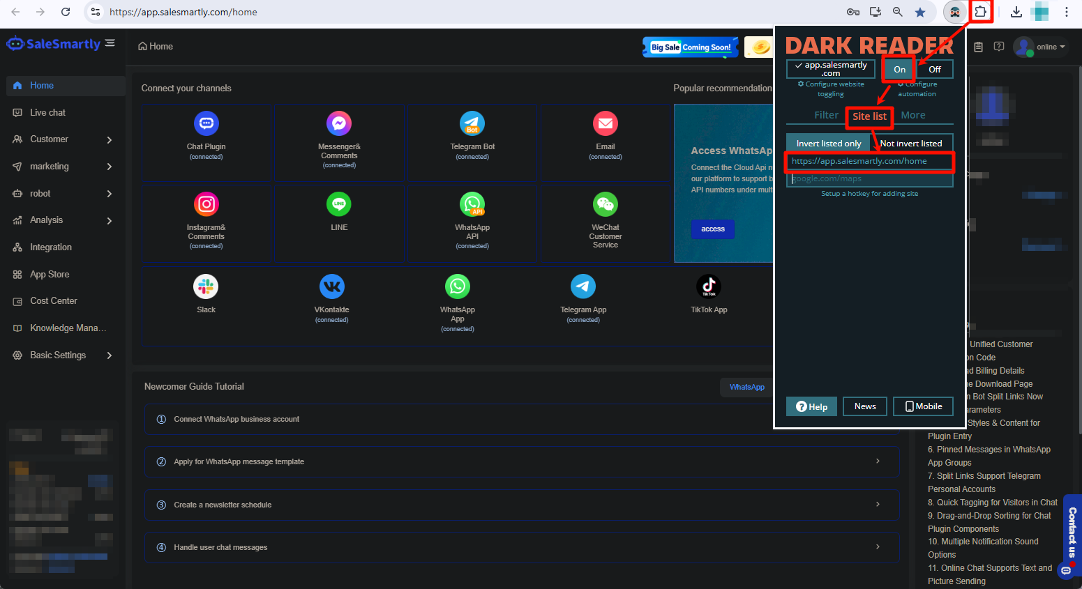 How to Enable Dark Mode