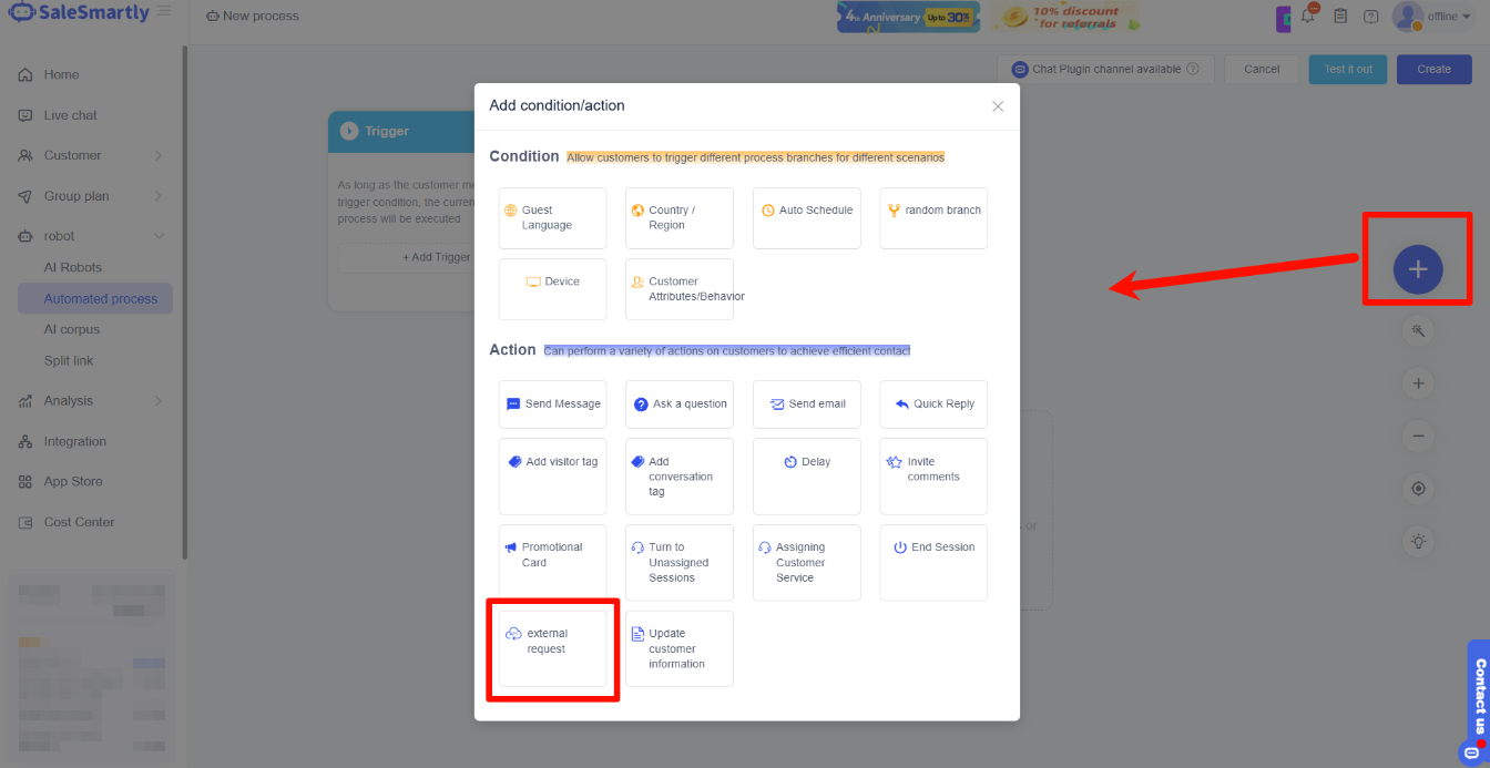 Configuring and Using External Request Actions-SaleSmartly-Help Center ...