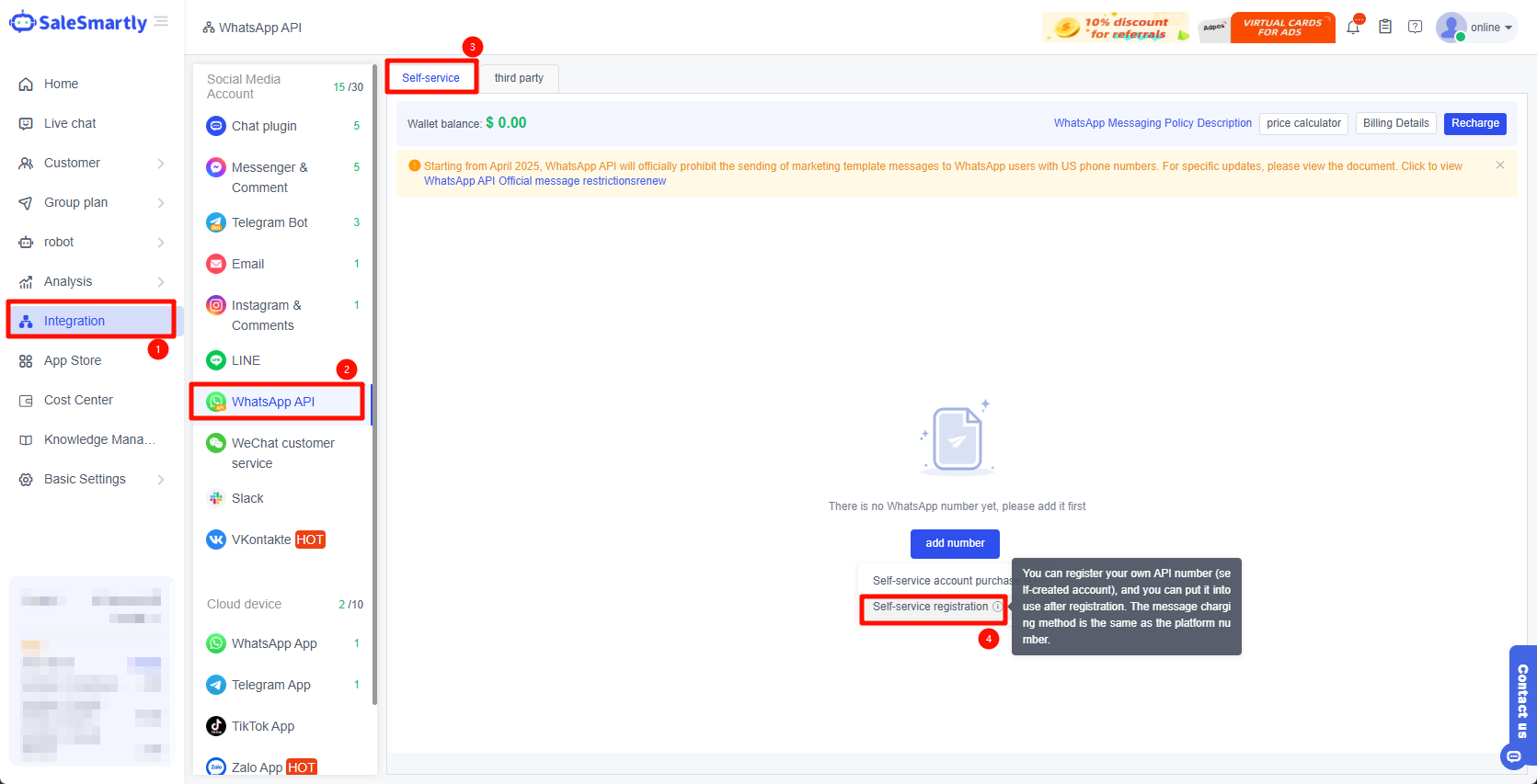 Tutorial on how to register a WhatsApp API number by yourself