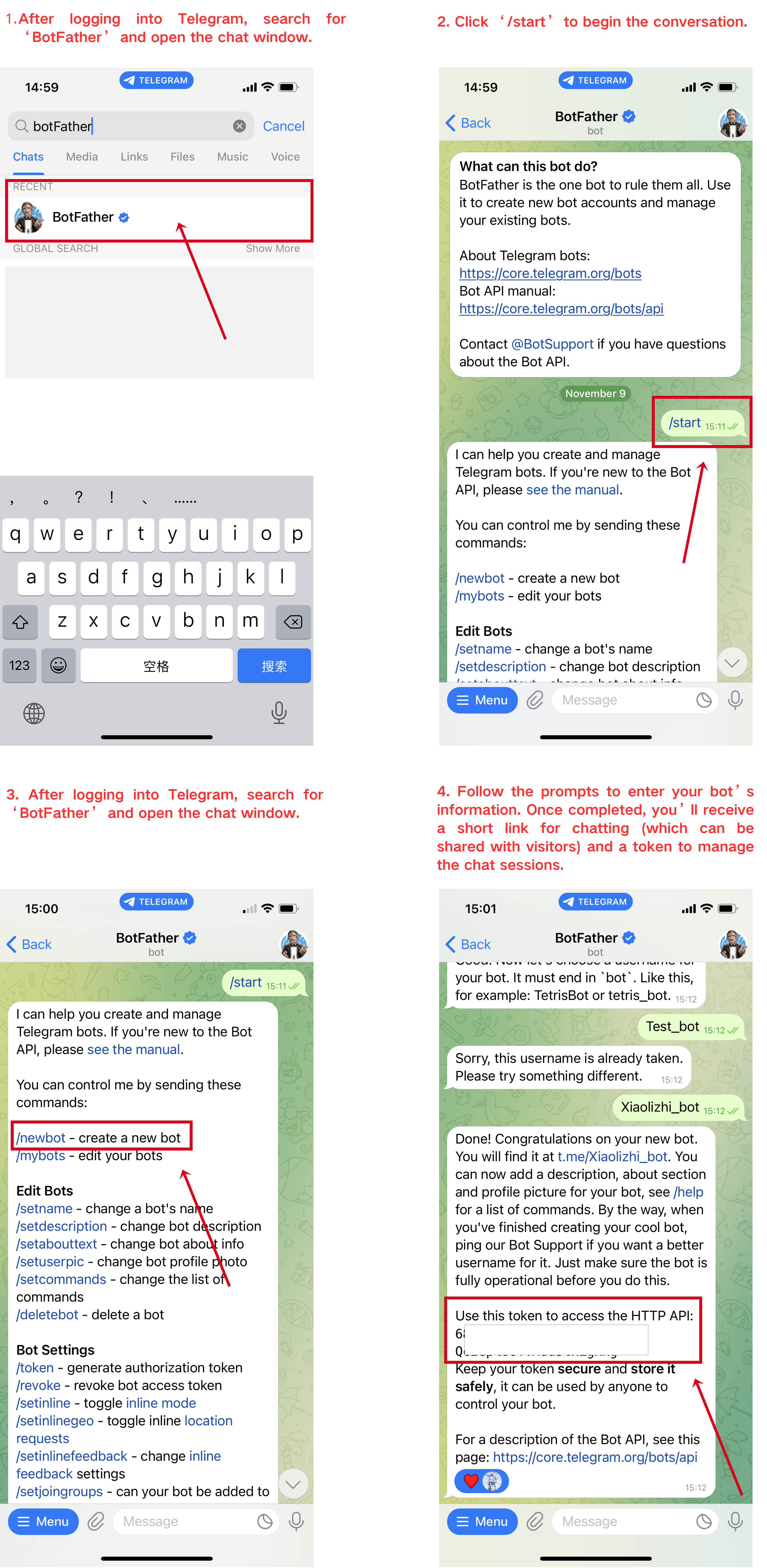 How to integrate Telegram Bot?