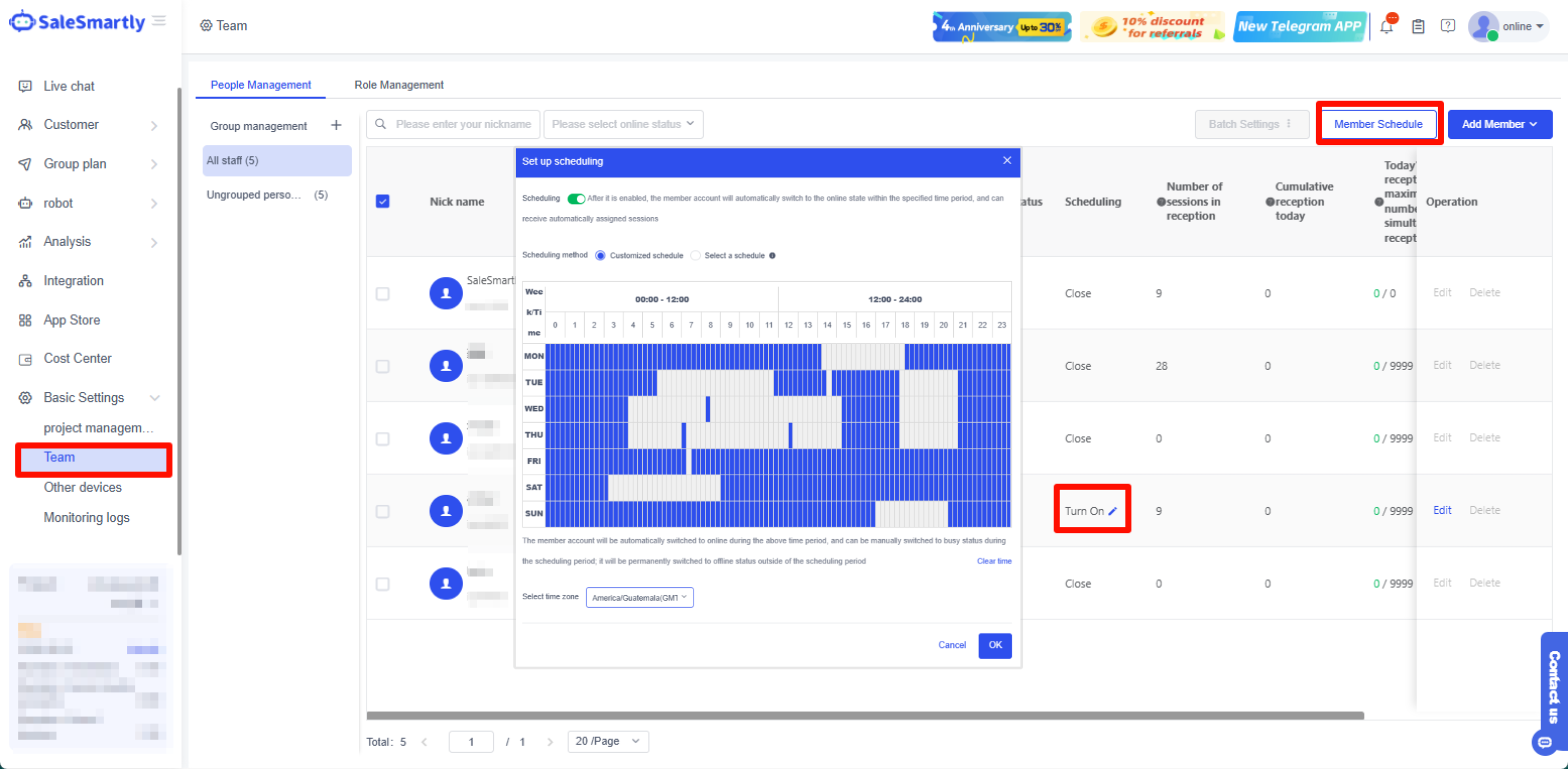 How Do I Set up Automatic Session Allocation?
