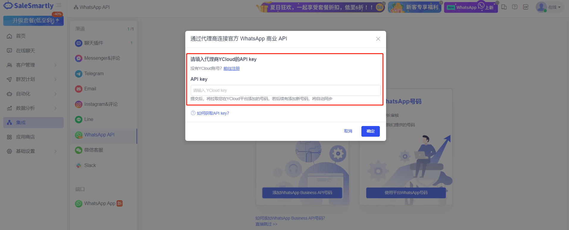 How to integrate WhatsApp Business API numbers-SaleSmartly-Help Center ...
