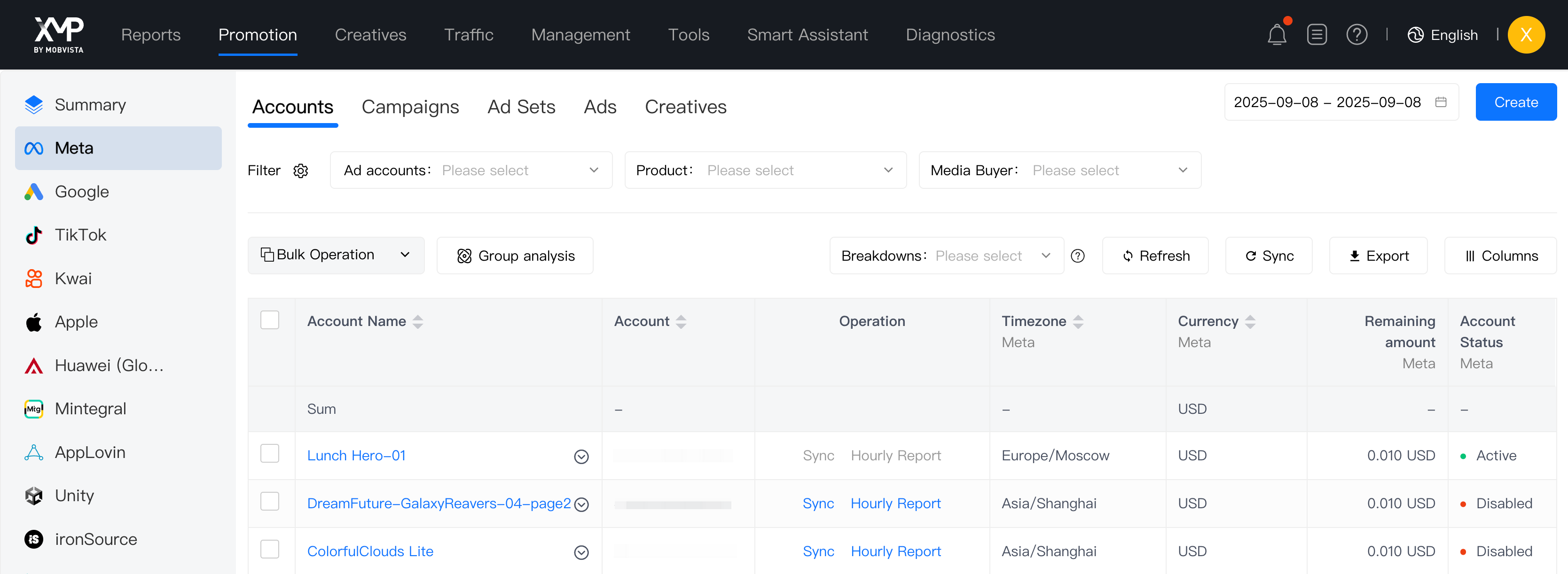 Meta ads creation