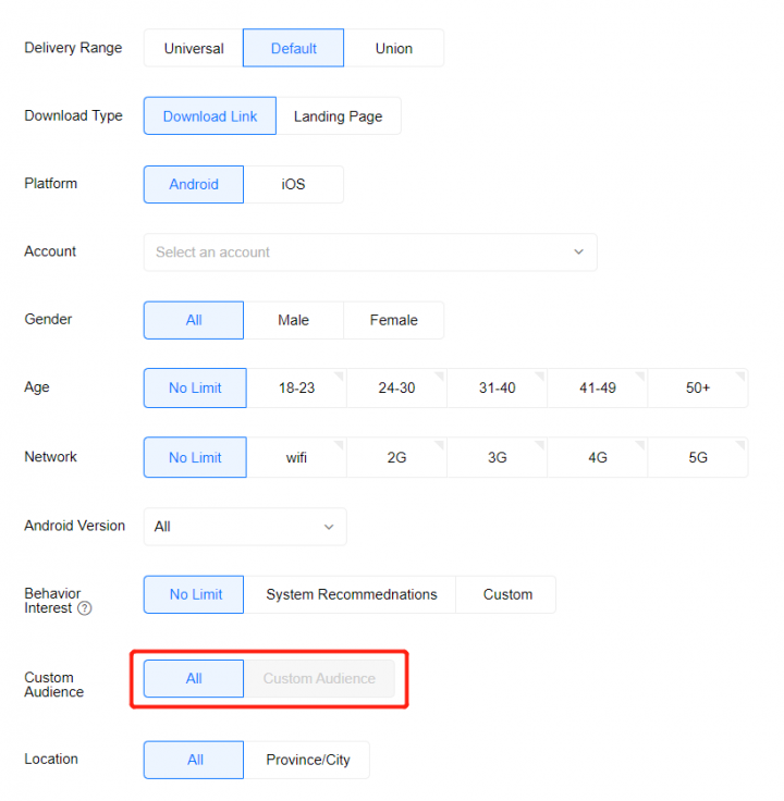 Targeting-XMP | Help Center