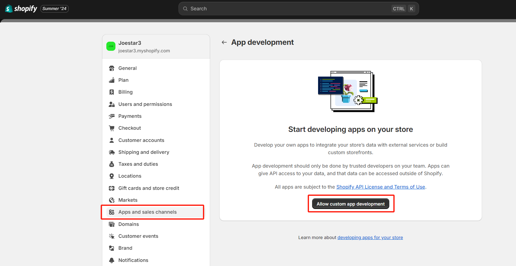 How to get API access token in Shopify?-XMP | Help Center