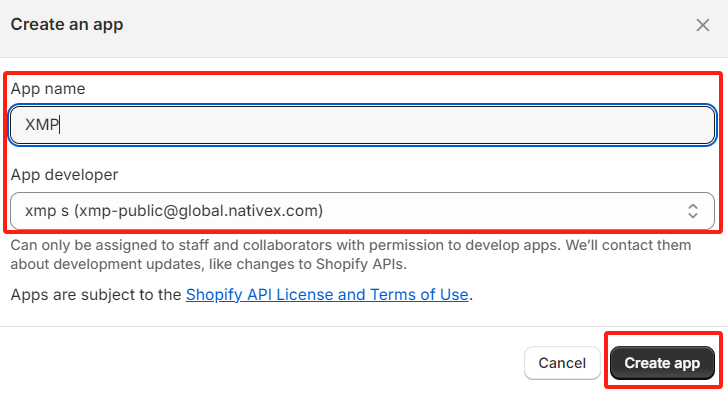 How to get API access token in Shopify?-XMP | Help Center