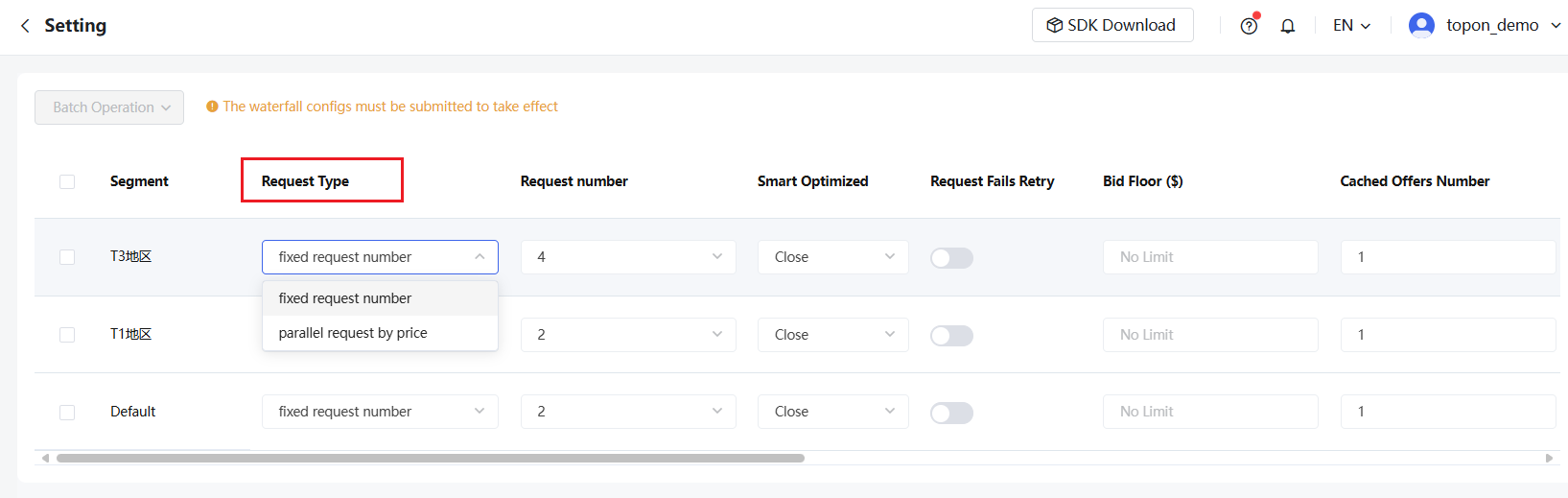 Advanced Setting-TopOn Help center