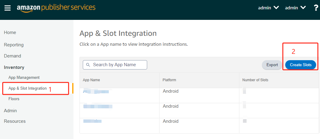 Amazon Publisher Services(APS)-TopOn Help center