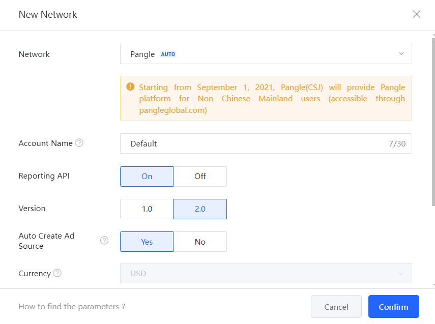 Pangle-TopOn Help center