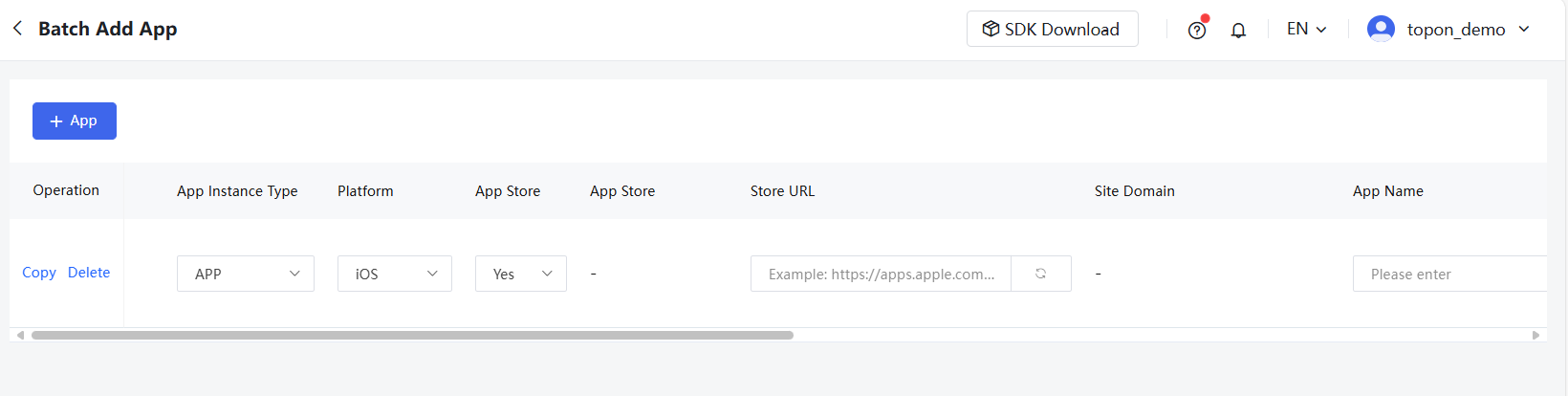 Application-TopOn Help center