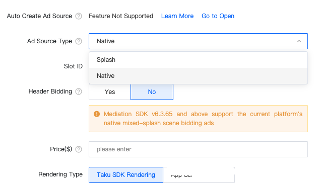 Customized splash ads-TopOn Help center