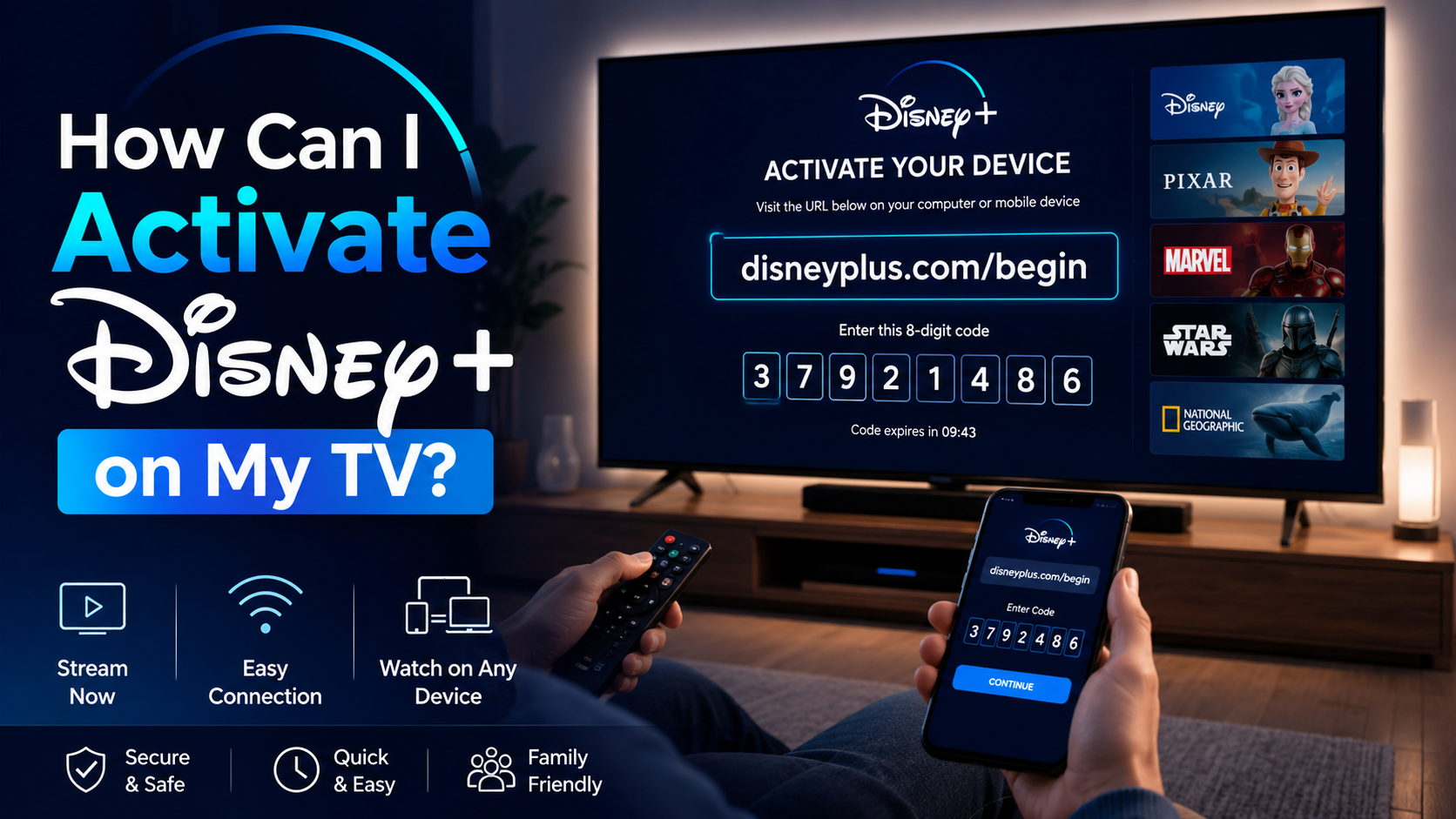 How Can I Activate Disney+ on My TV?